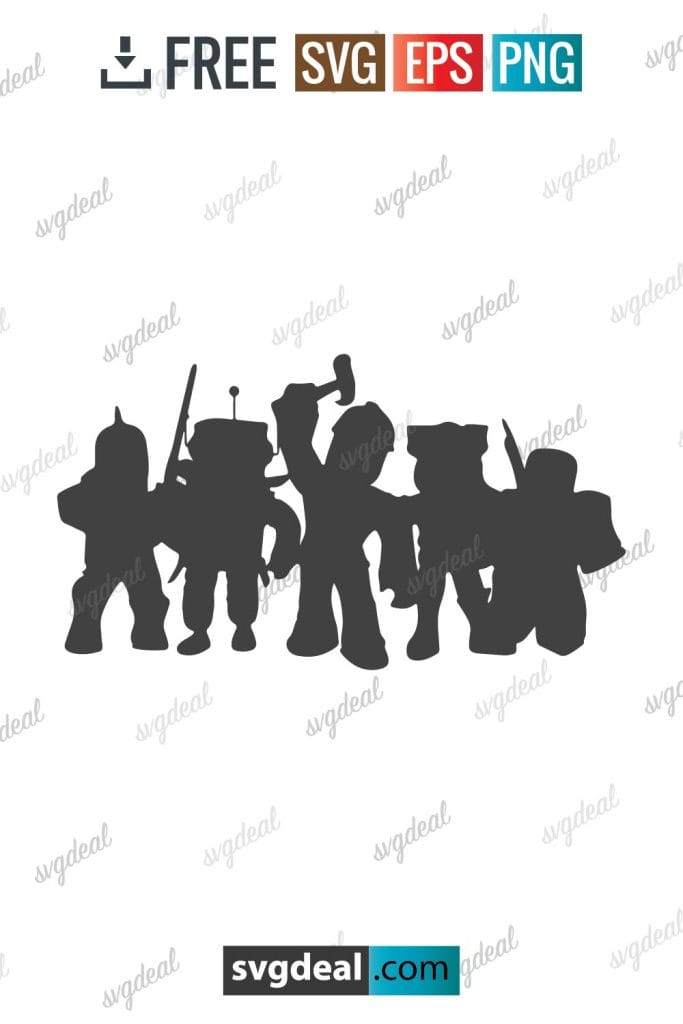 Free Roblox Character SVG Files - SVGDeal.com