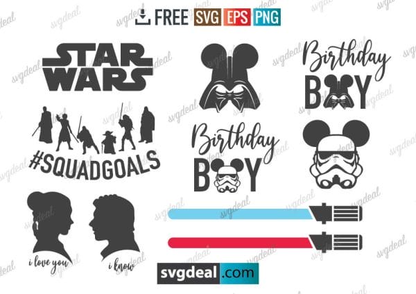 √ 18+ Free Star Wars SVG Files - 100% Free Download!