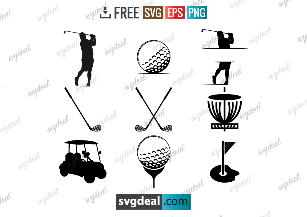 √ 9 Free Golf SVG Files For Your Cutting Machine - Free SVG Files