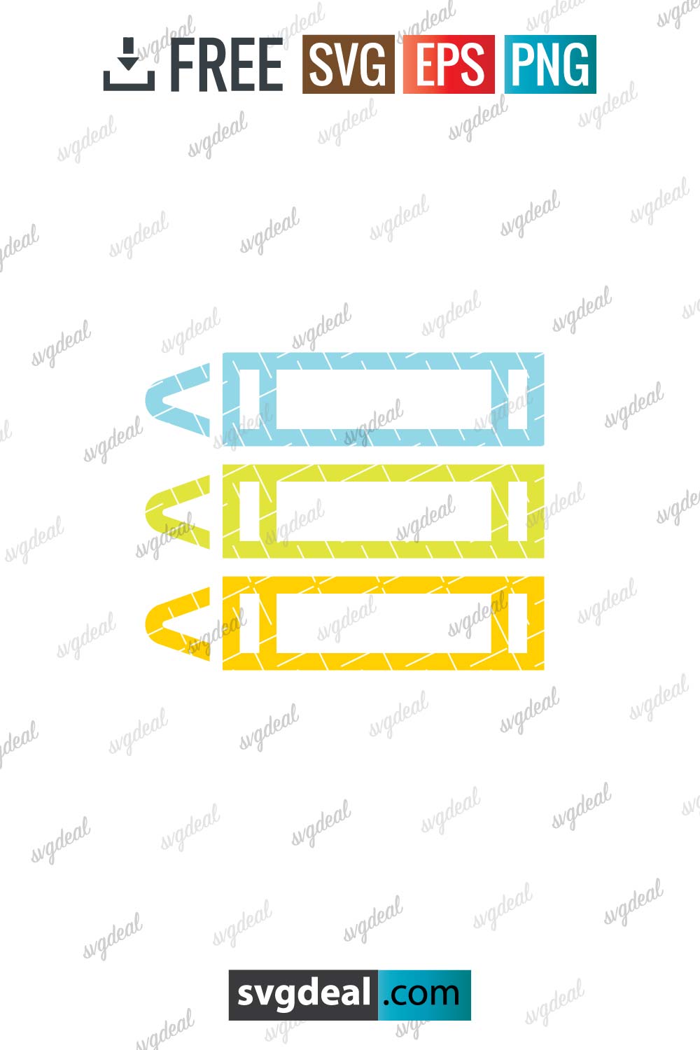 Free Crayon Svg - SVGDeal.com