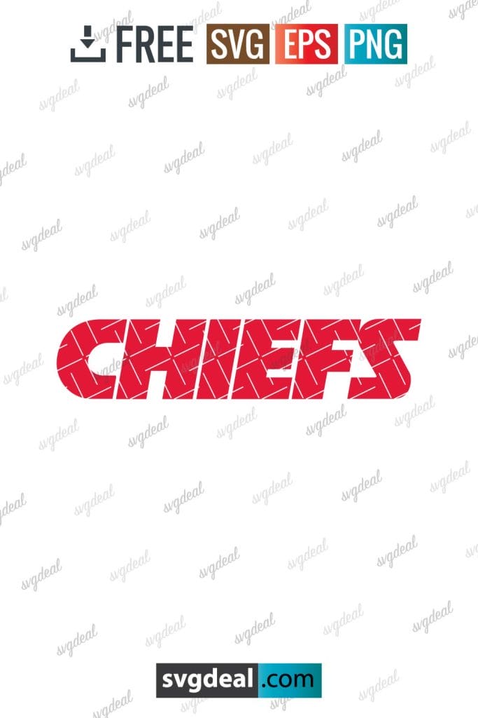 Free Kansas City Chiefs Wordmark Svg - SVGDeal.com