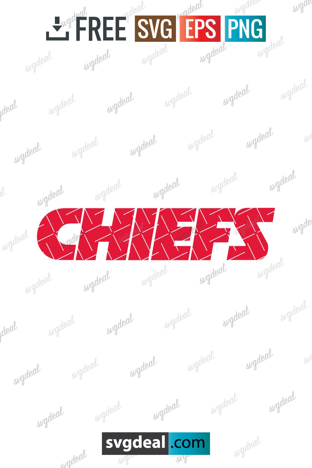 Free Kansas City Chiefs Wordmark Svg - SVGDeal.com