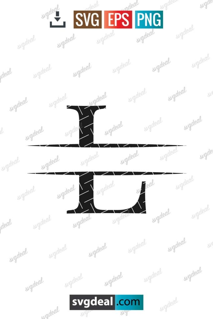 Free L Monogram Svg - SVGDeal.com