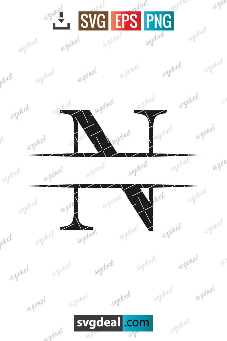 Free N Monogram Svg - SVGDeal.com