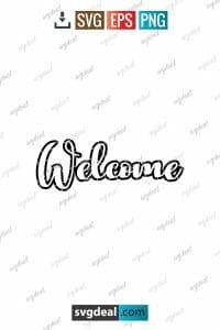 Free Welcome Sign Svg - SVGDeal.com