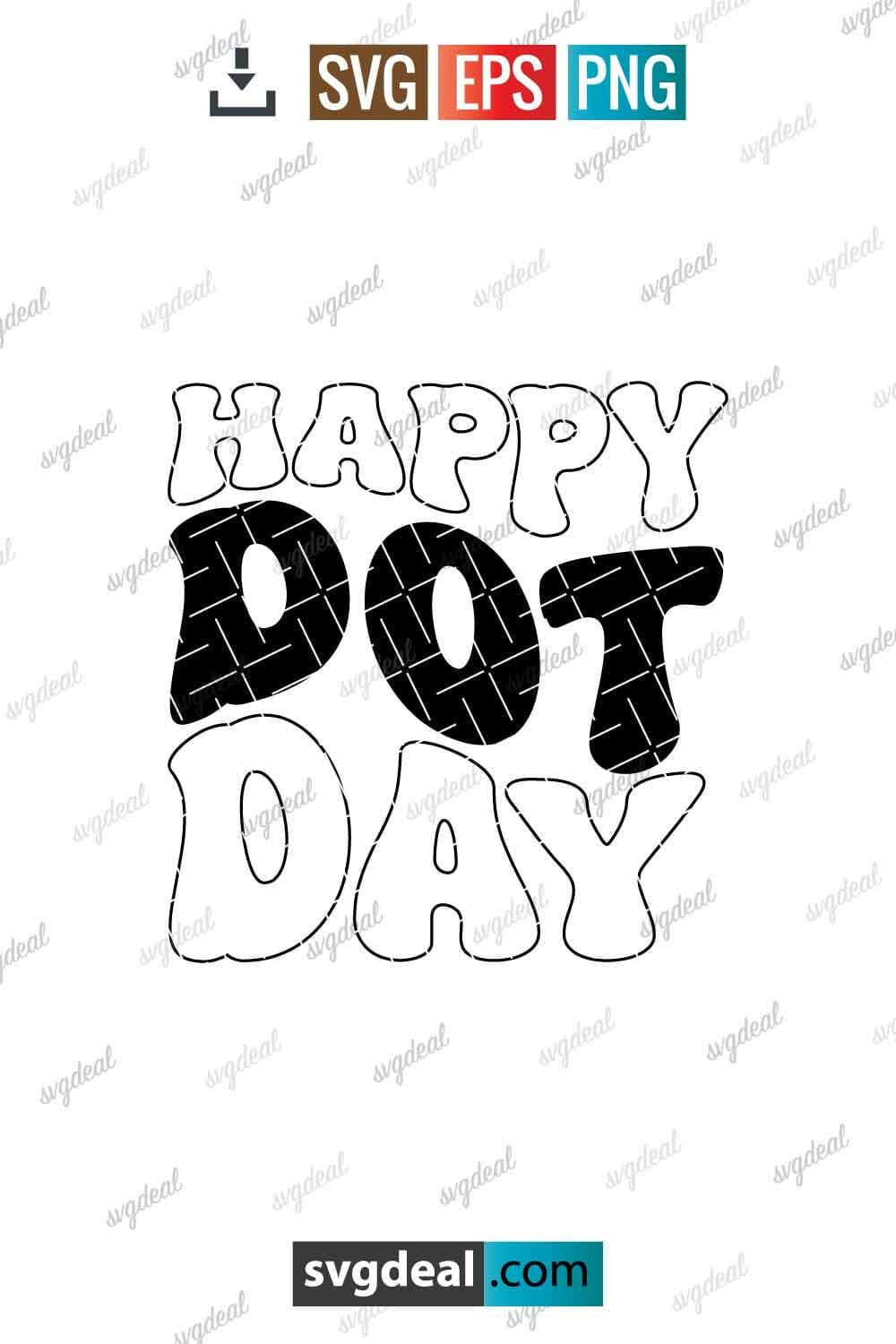 Free Happy Dot Day Svg - SVGDeal.com