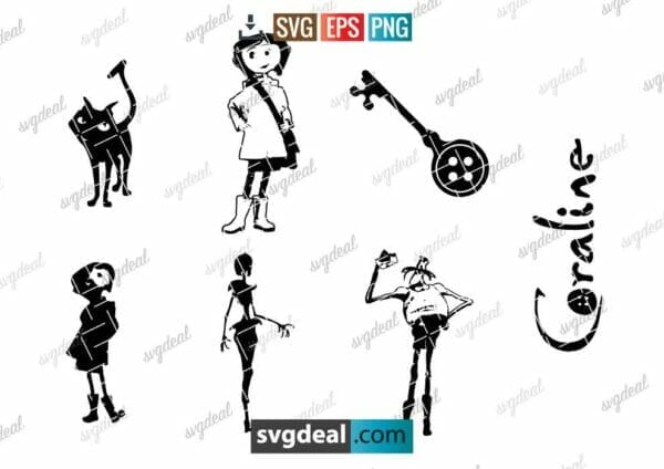 7 Free Coraline Svg Files For Your Cutting Machine Free Svg Files