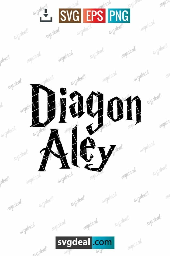 Free Diagon Alley Svg - SVGDeal.com