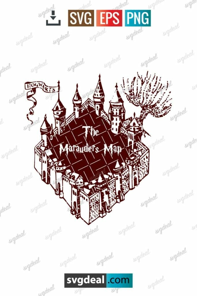 Free Marauders Map Svg - SVGDeal.com