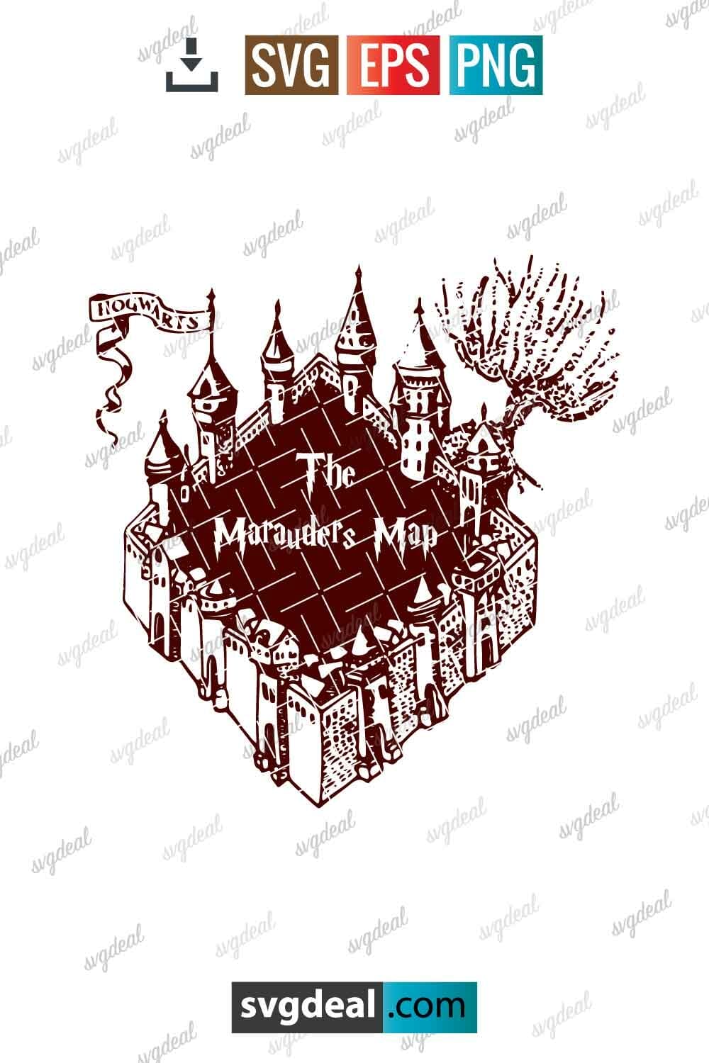 Free Marauders Map Svg - SVGDeal.com