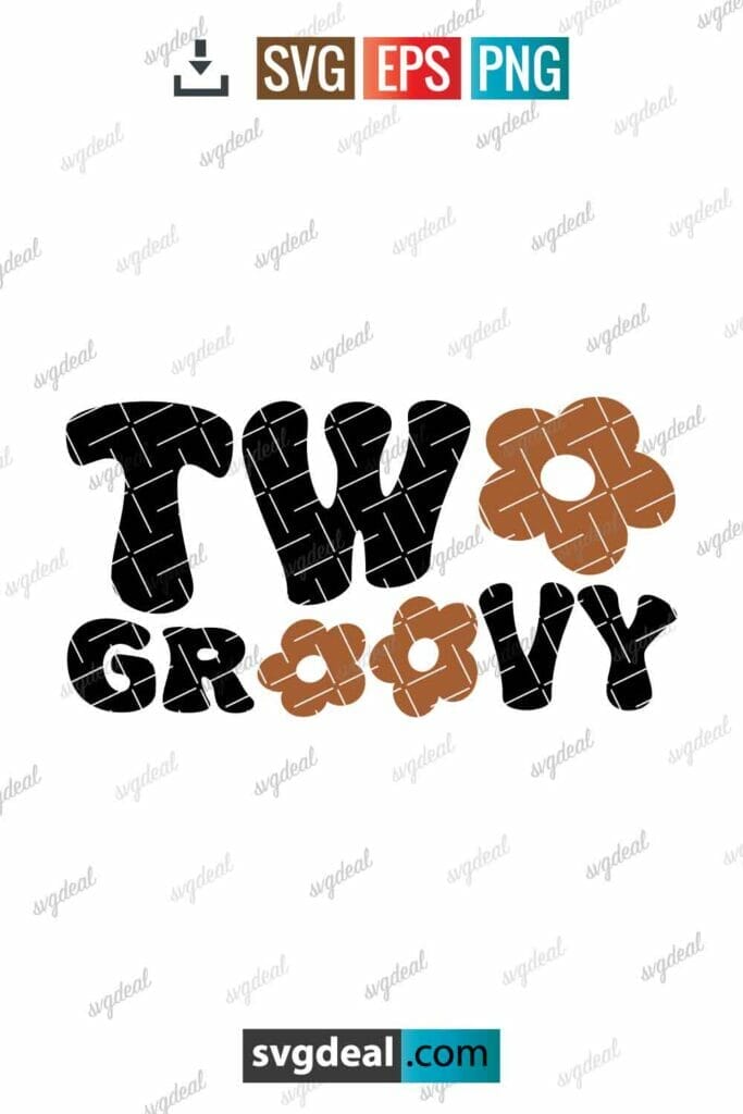 Free Two Groovy Svg - SVGDeal.com