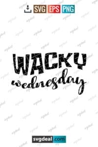 Free Wacky Wednesday Svg - SVGDeal.com